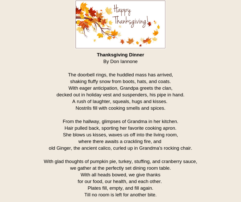 Happy Thanksgiving – Poetic Alchemist